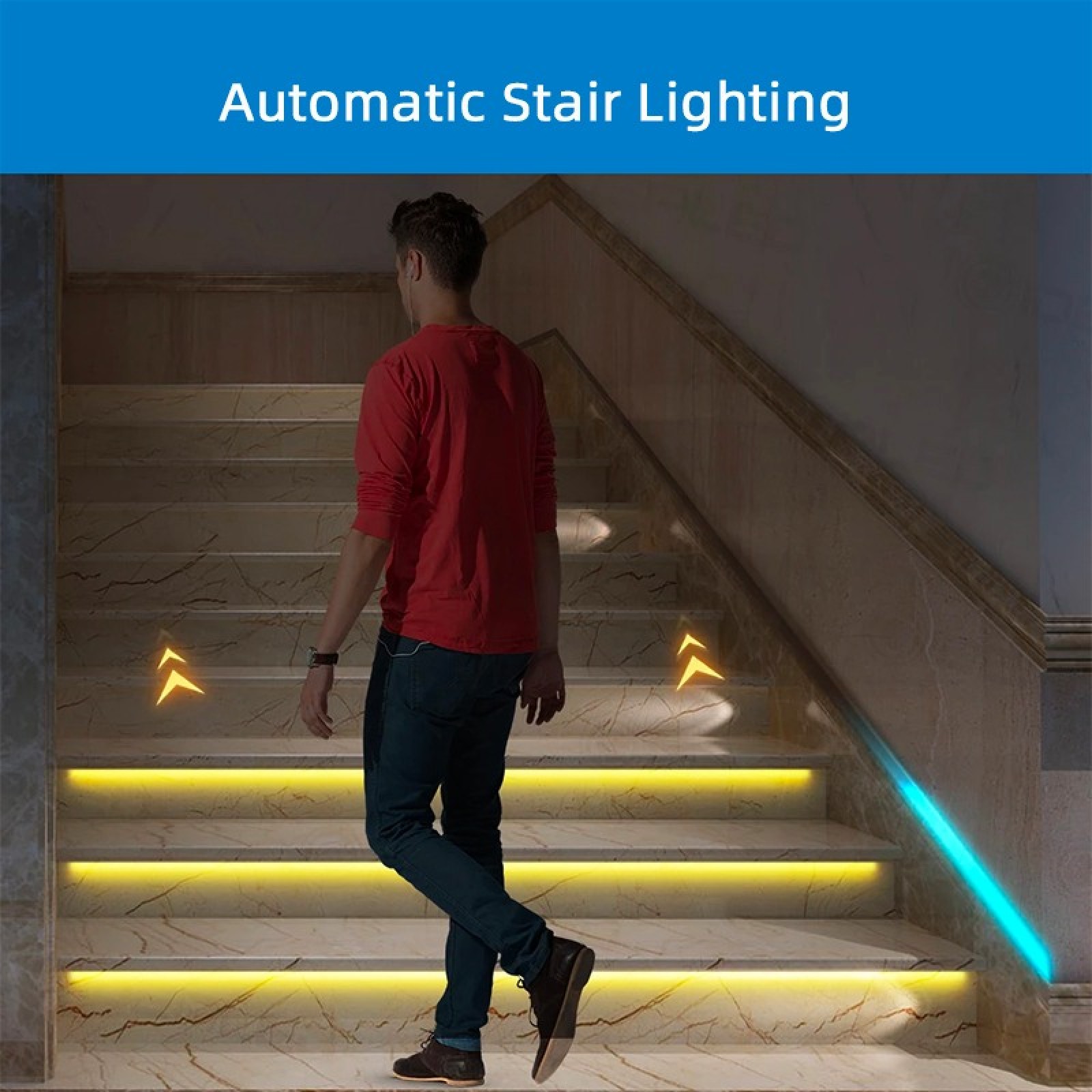 intelligent stair lighting