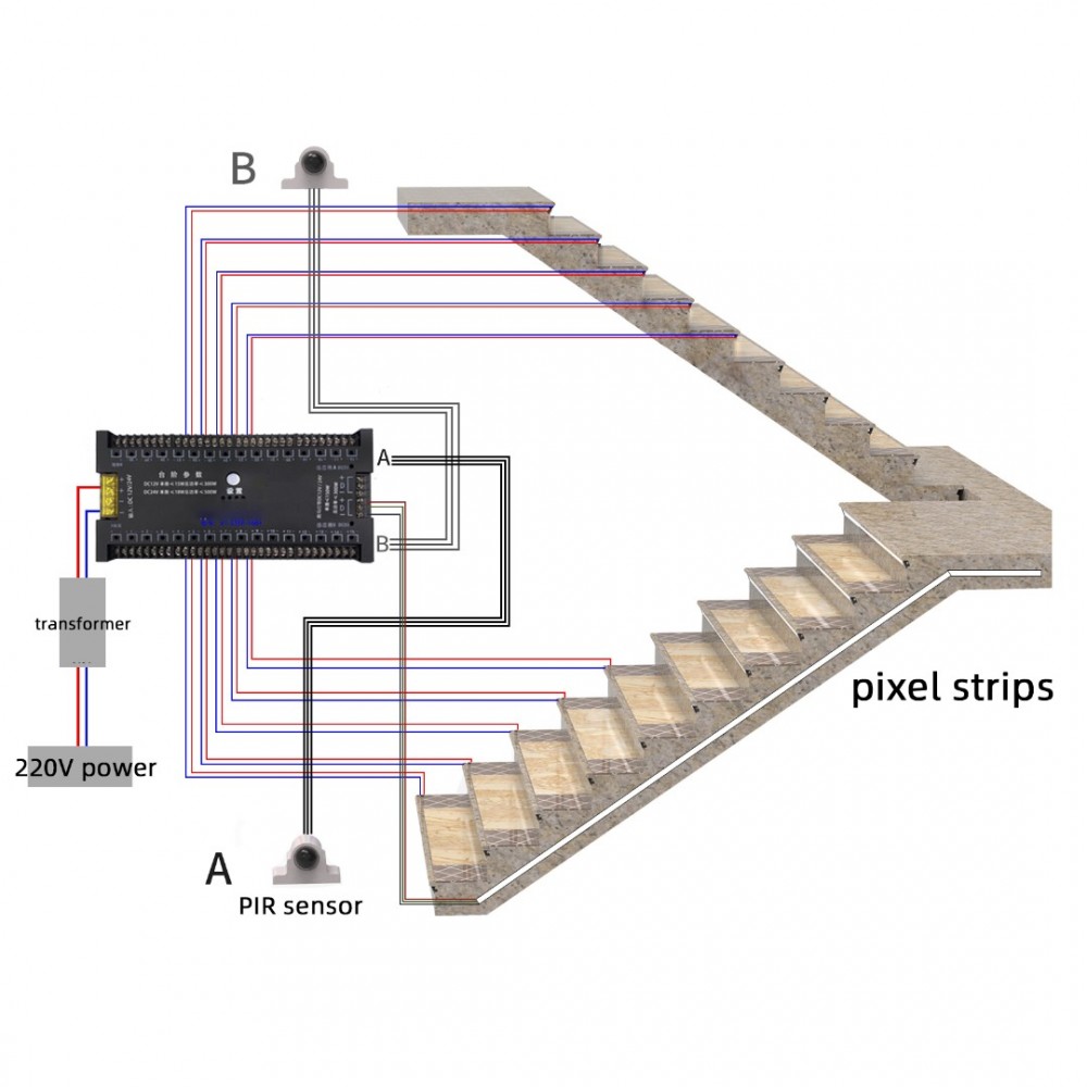 Automatic Stair Lighting